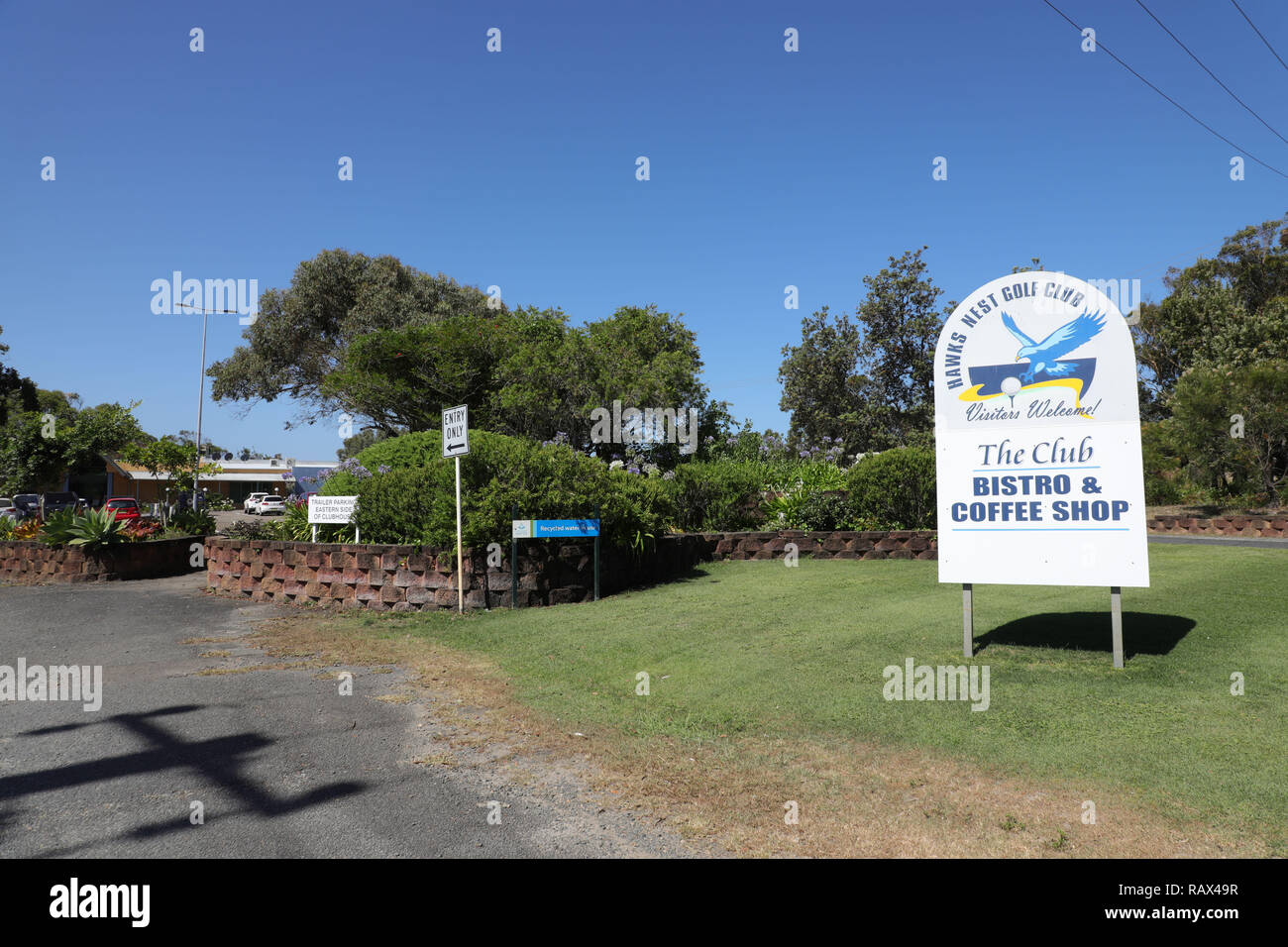 Hawks Nest Golf Club, Hawks Nest, Port Stephens, Australia Stock Photo ...