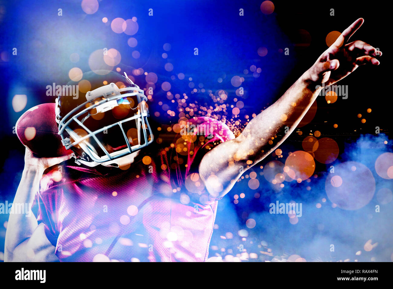 Sport football player head head shot hi-res stock photography and ...