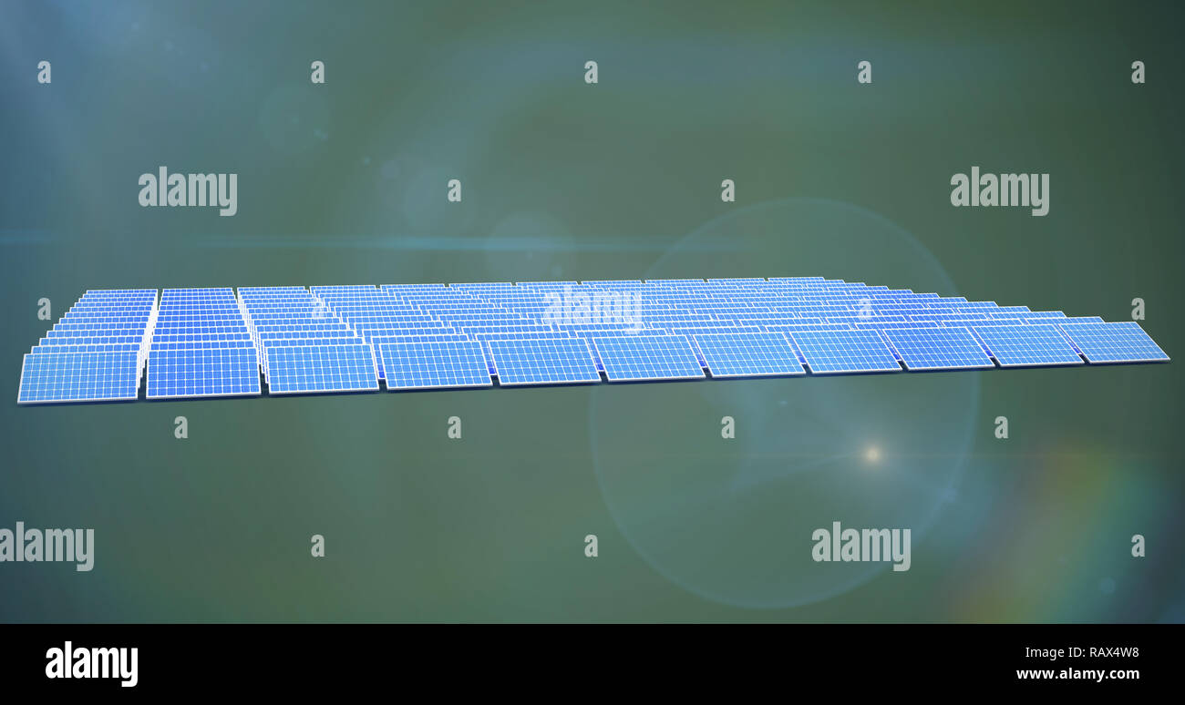 Composite image of solar panels Stock Photo - Alamy