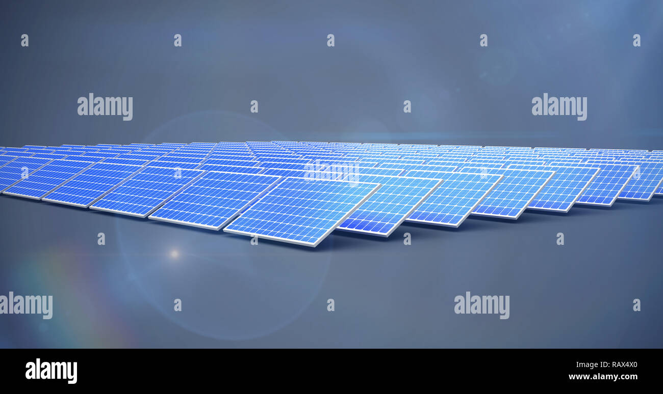 Composite image of solar panels Stock Photo - Alamy
