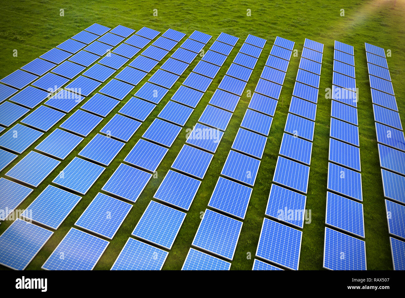 Composite image of solar panels Stock Photo - Alamy