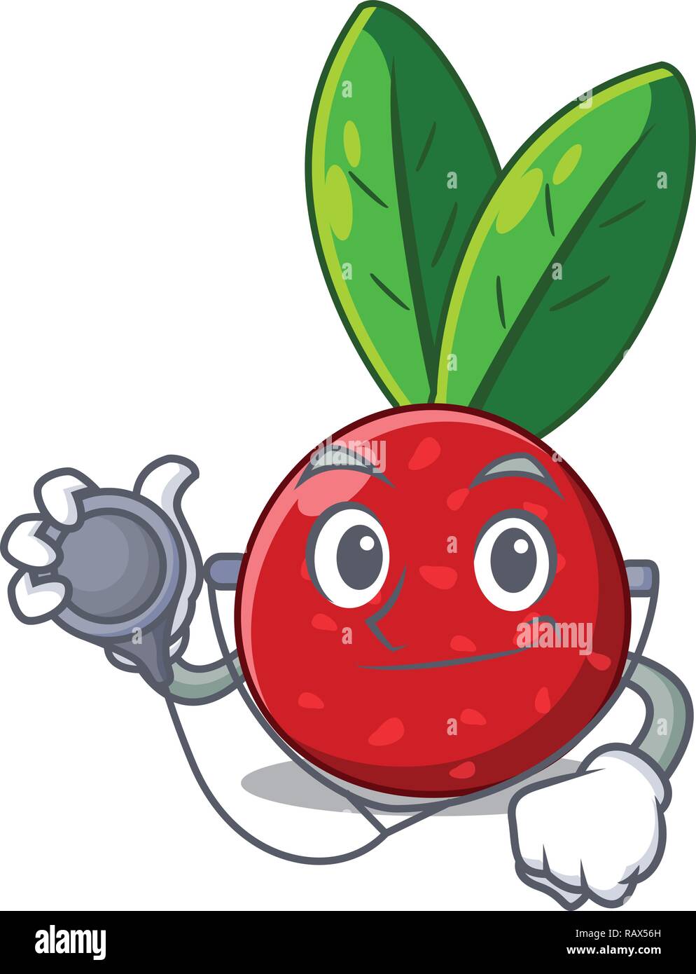 Doctor yangmei fruit in a cartoon basket Stock Vector Image & Art - Alamy