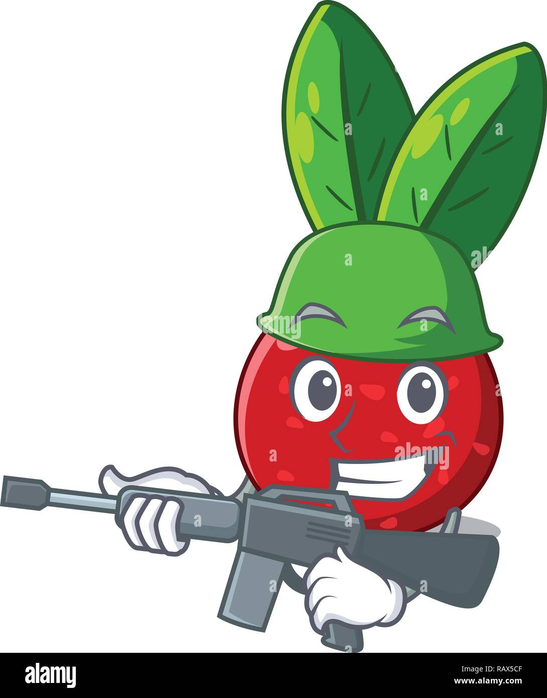 Army yangmei fruit in a cartoon basket Stock Vector Image & Art - Alamy