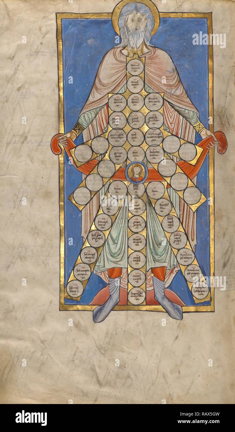 Table of Consanguinity, Unknown, Paris, France, Europe, about 1170 ...