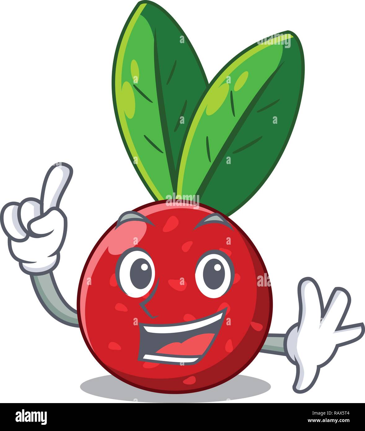 Finger fruit yangmei isolated on the mascot Stock Vector Image & Art ...