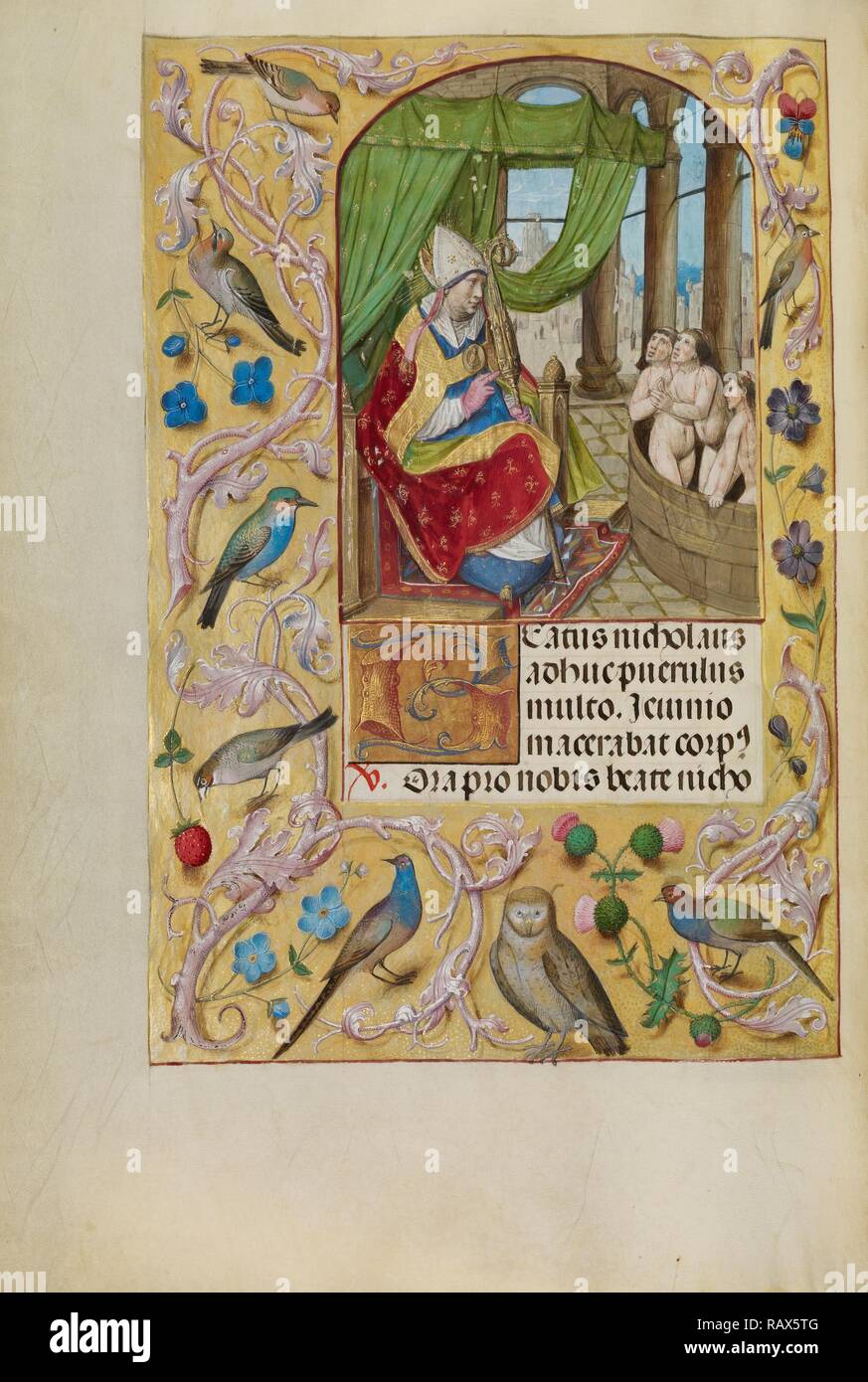Saint Nicholas Rescuing Three Youths from a Tub, Master of the Lübeck ...