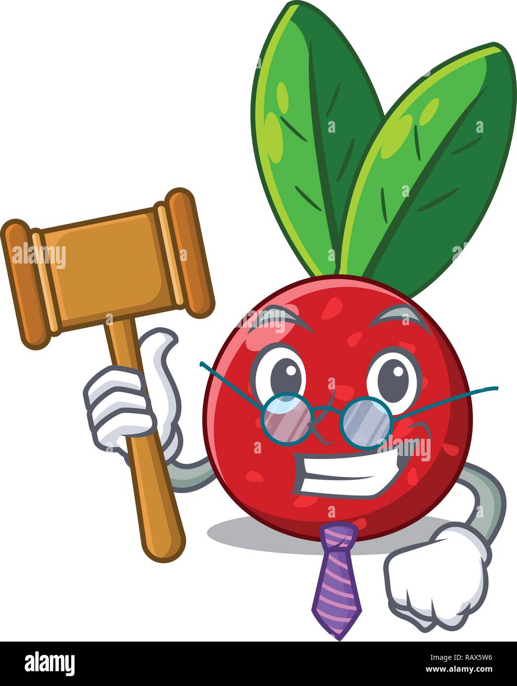 Judge fruit yangmei isolated on the mascot Stock Vector Image & Art - Alamy