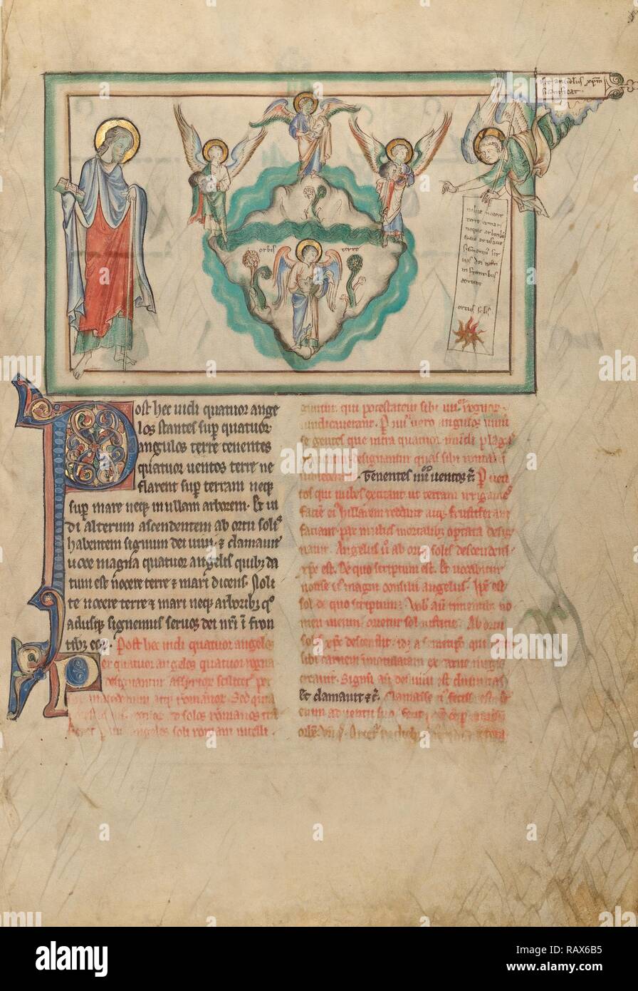 Angels Holding the Four Winds and an Angel Signifying Christ, Unknown ...