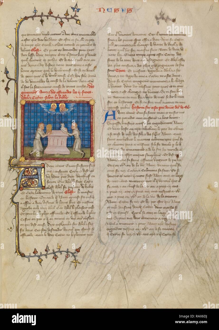 The offering of cain and abel hi-res stock photography and images - Alamy