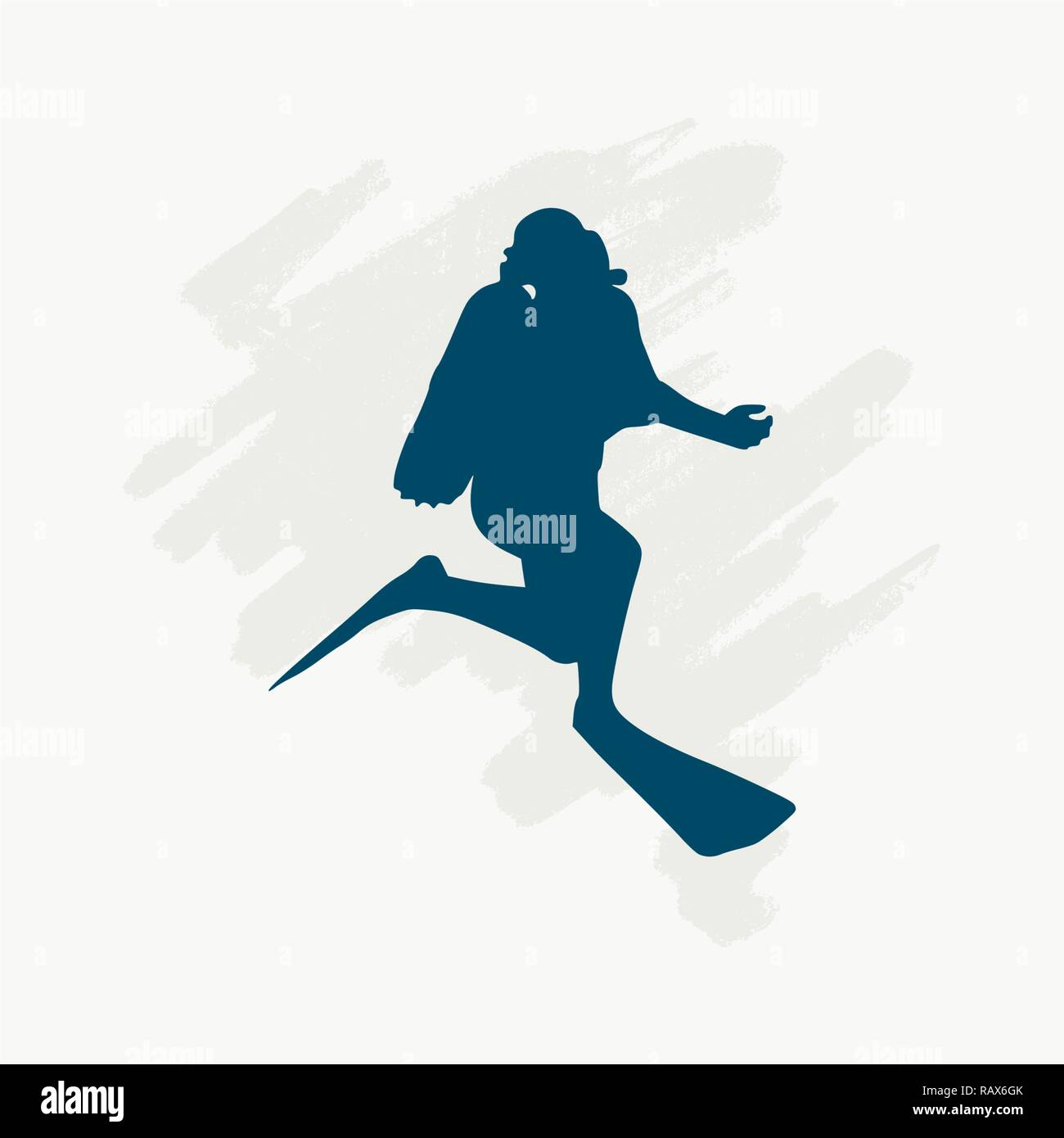 Diving sport concept Stock Vector Image & Art - Alamy