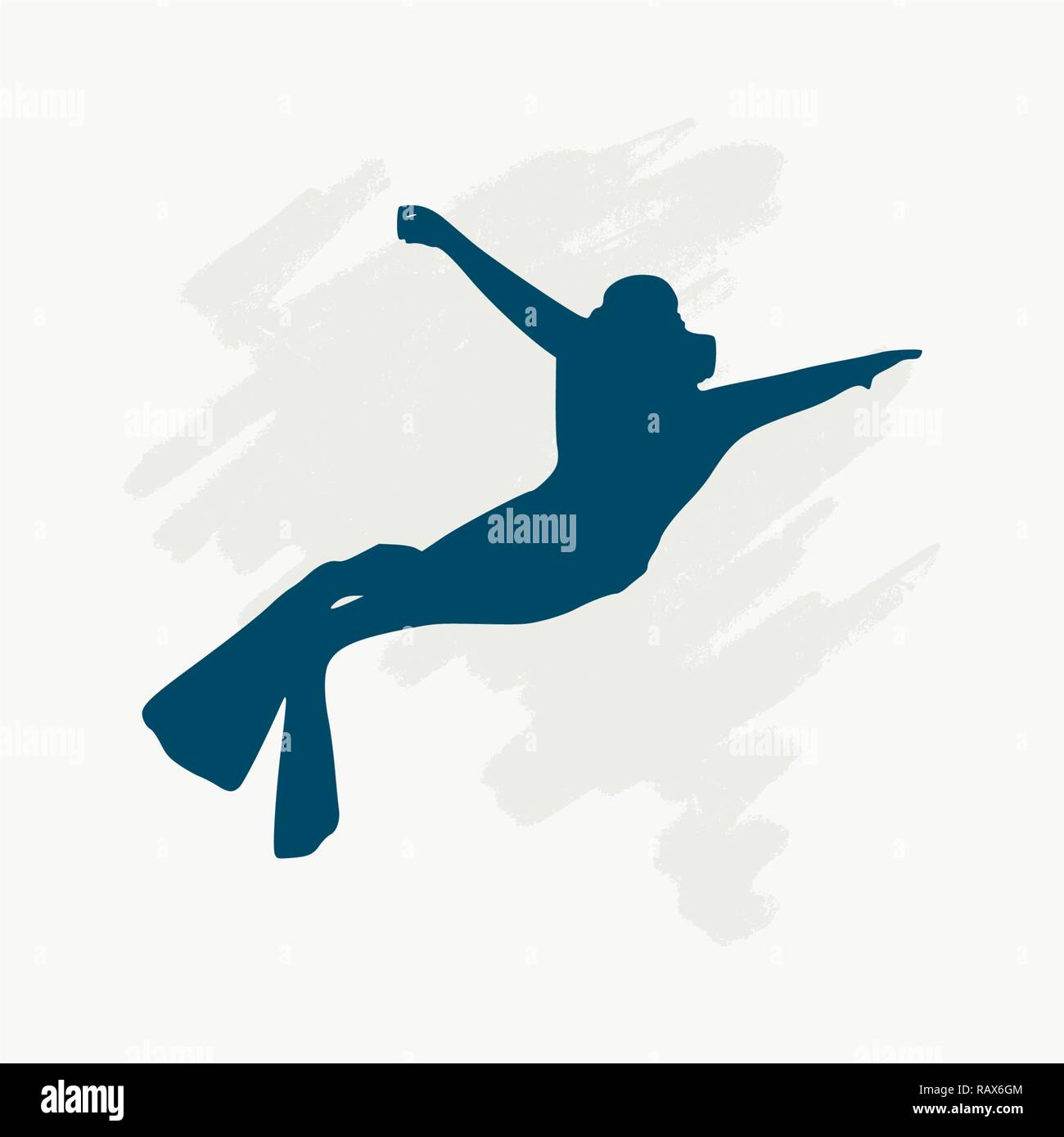 Diving sport concept Stock Vector Image & Art - Alamy