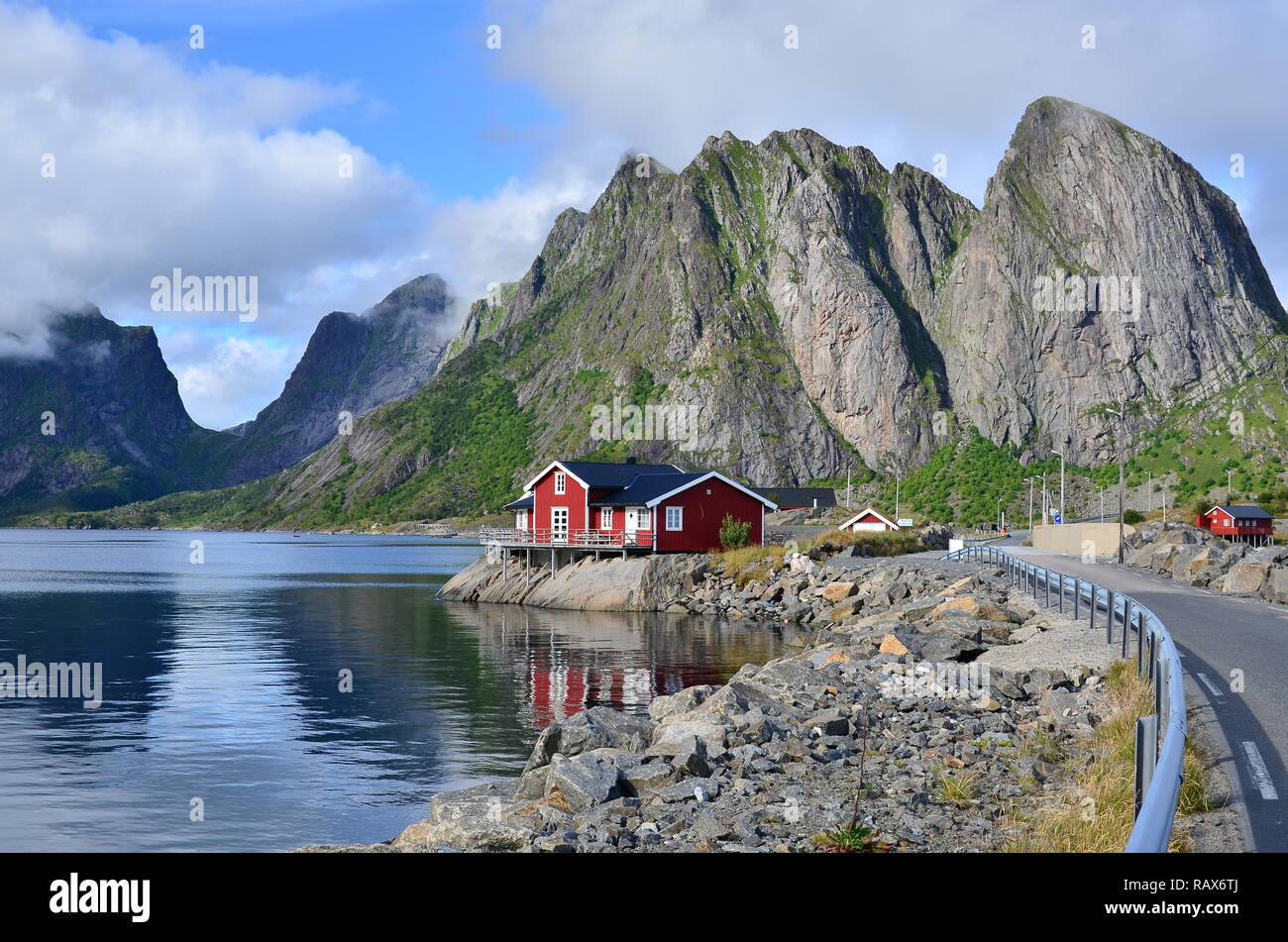 lofoten island in norway Stock Photo - Alamy
