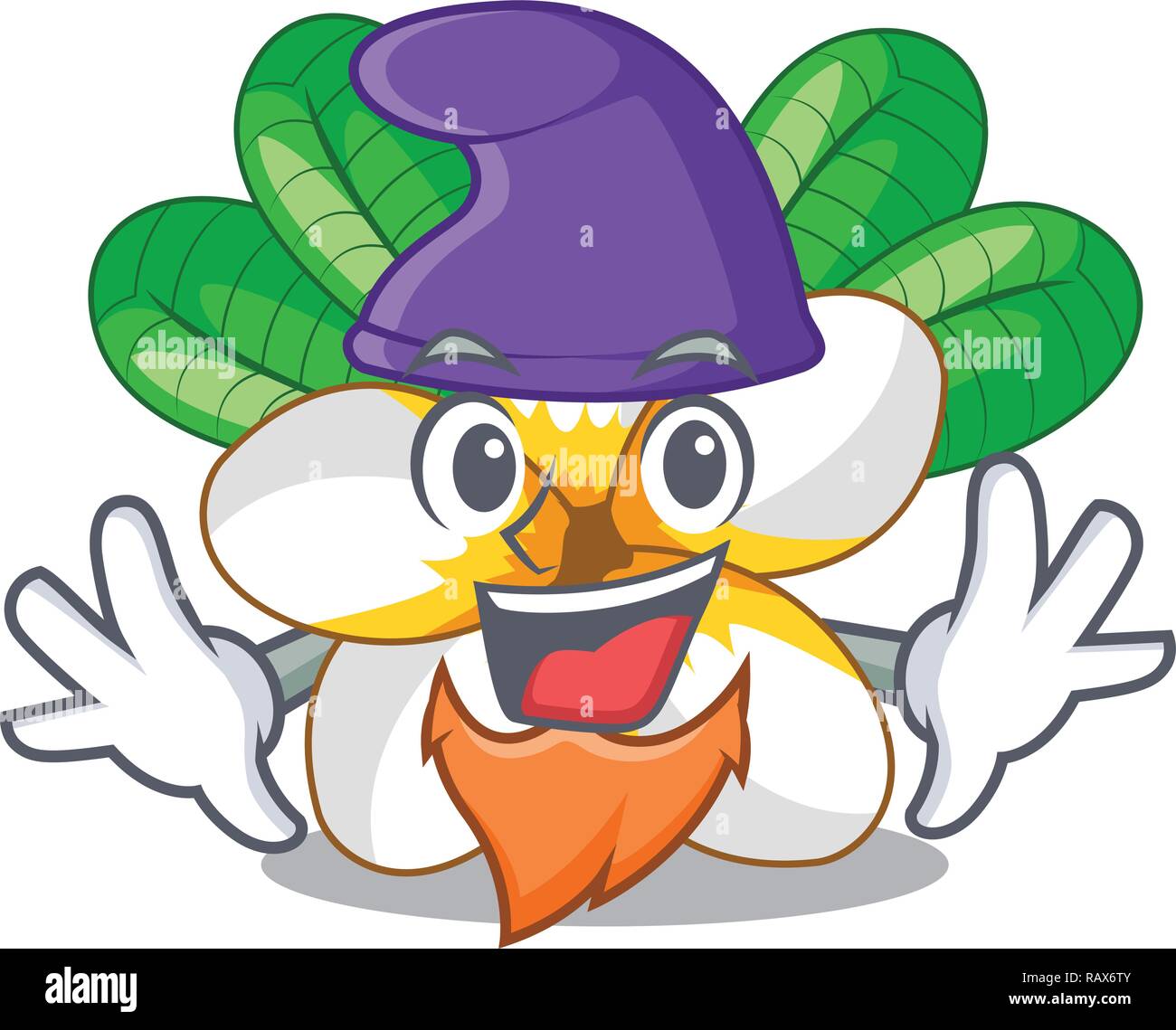 Elf flower frangipain in a cartoon basket Stock Vector Image & Art - Alamy