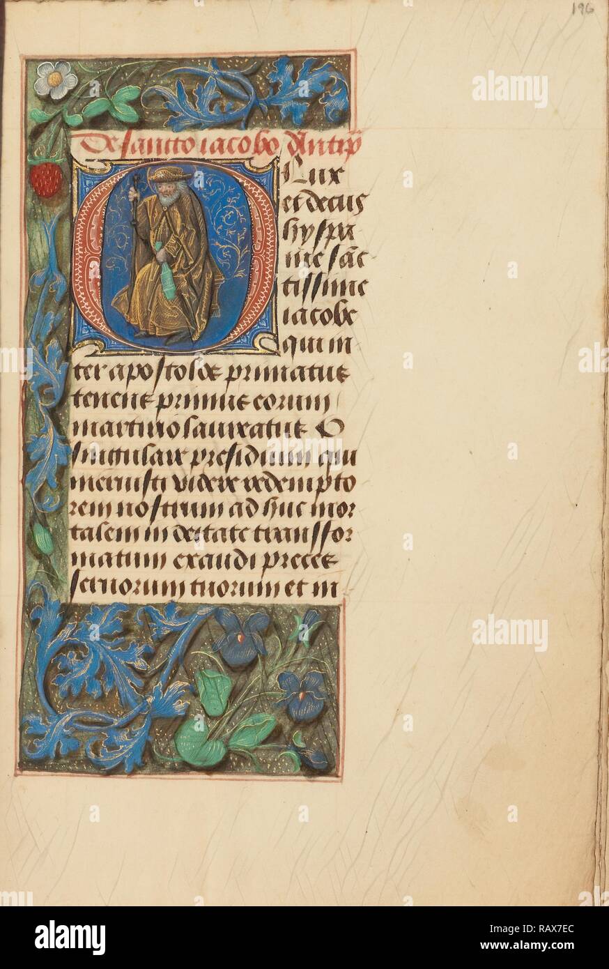 Initial O: Saint James the Greater, Master of the Dresden Prayer Book ...