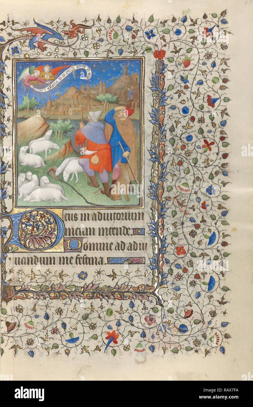 The Annunciation to the Shepherds, Unknown, Paris, France, Europe ...