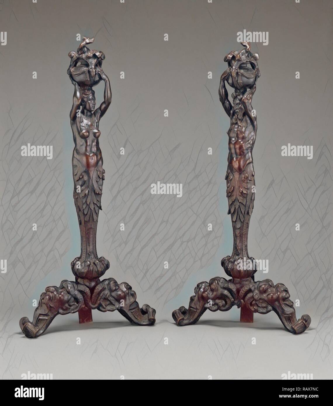 Andirons in use hi-res stock photography and images - Alamy