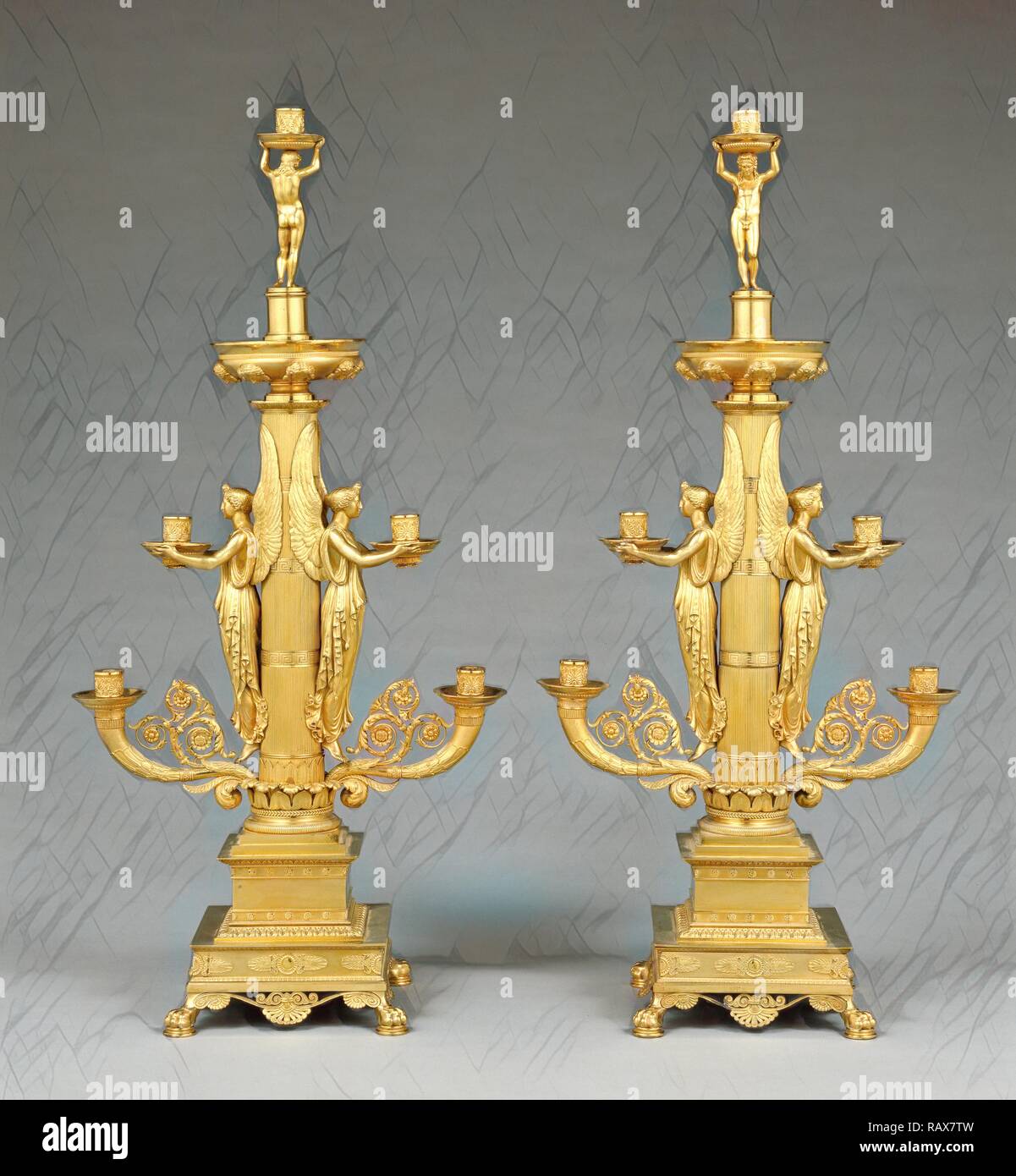 Pair of Candelabra, Designed by Filippo Pelagio Palagi, Italian, 1775 ...