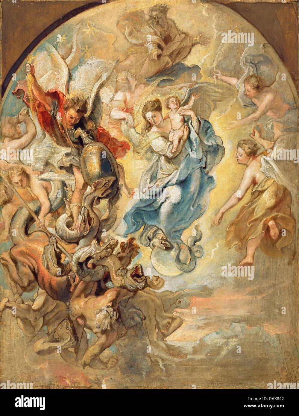 The Virgin as the Woman of the Apocalypse, Peter Paul Rubens, Flemish ...