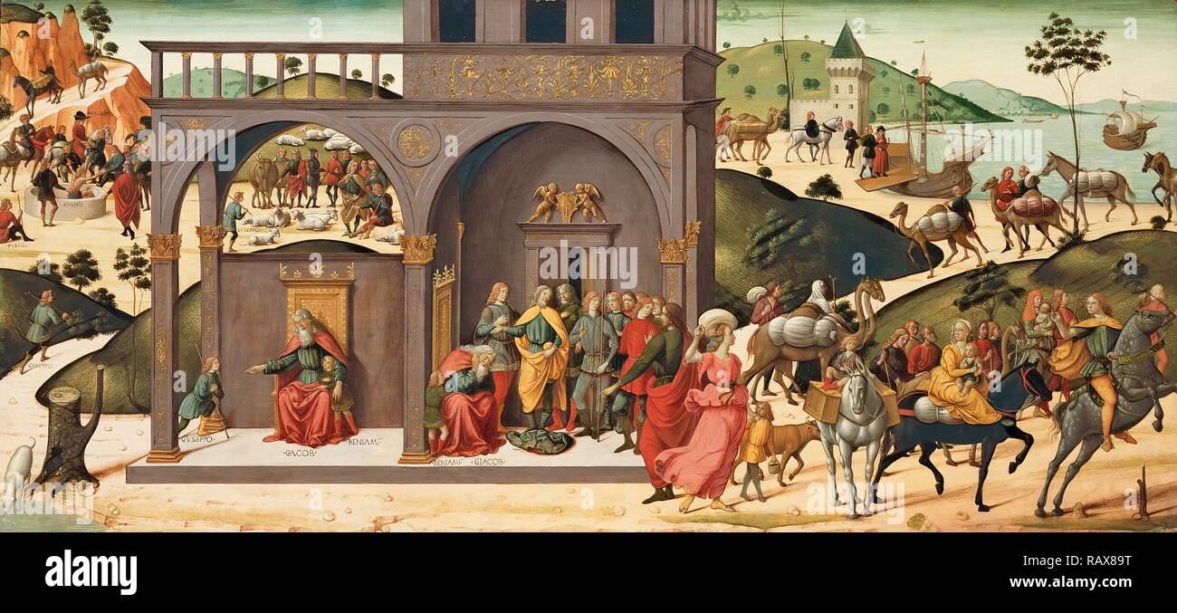 The Story of Joseph, Biagio d'Antonio, Italian (Florentine), 1446 ...