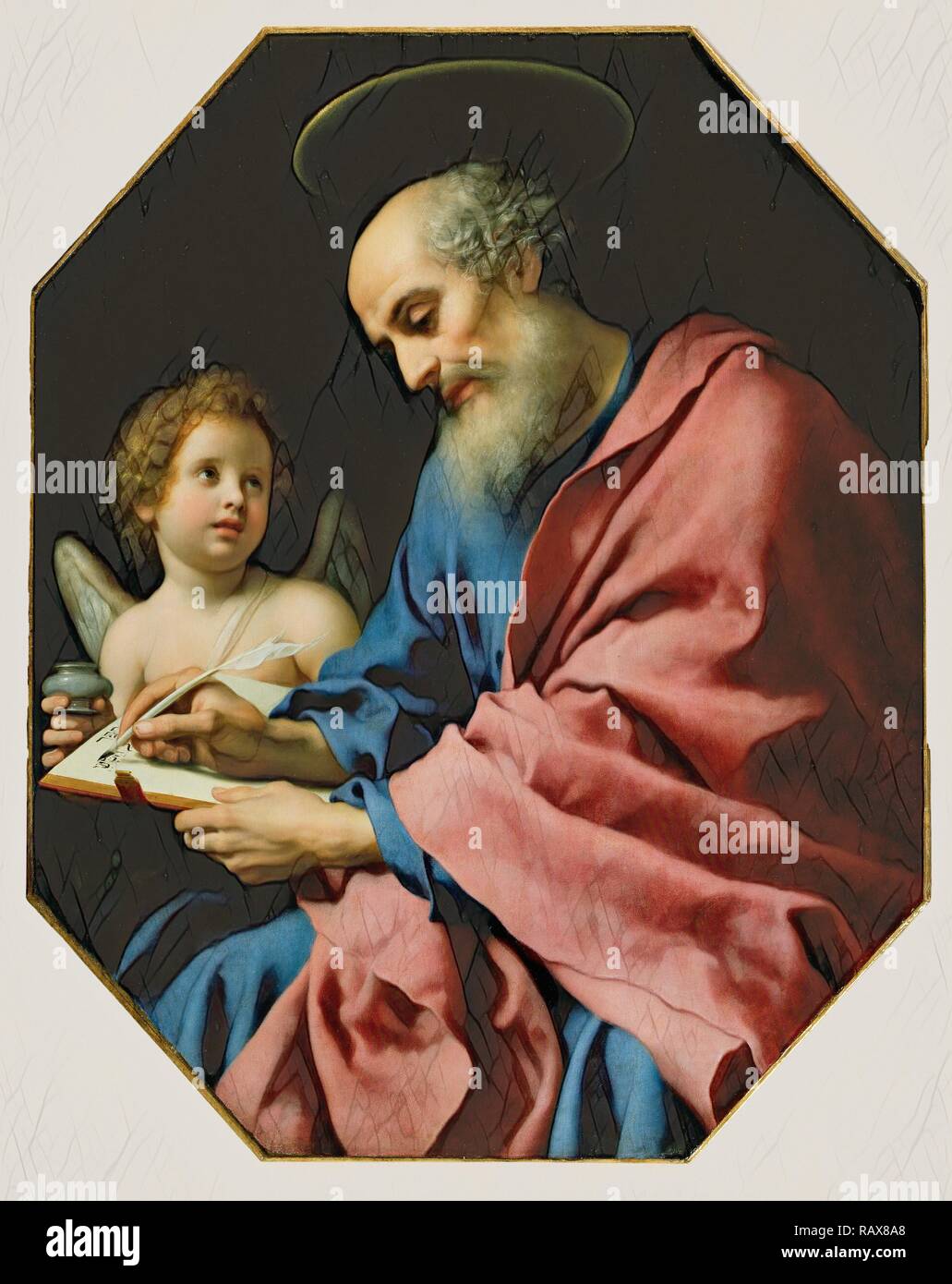 St. Matthew Writing His Gospel, Carlo Dolci, Italian (Florentine), 1616 ...