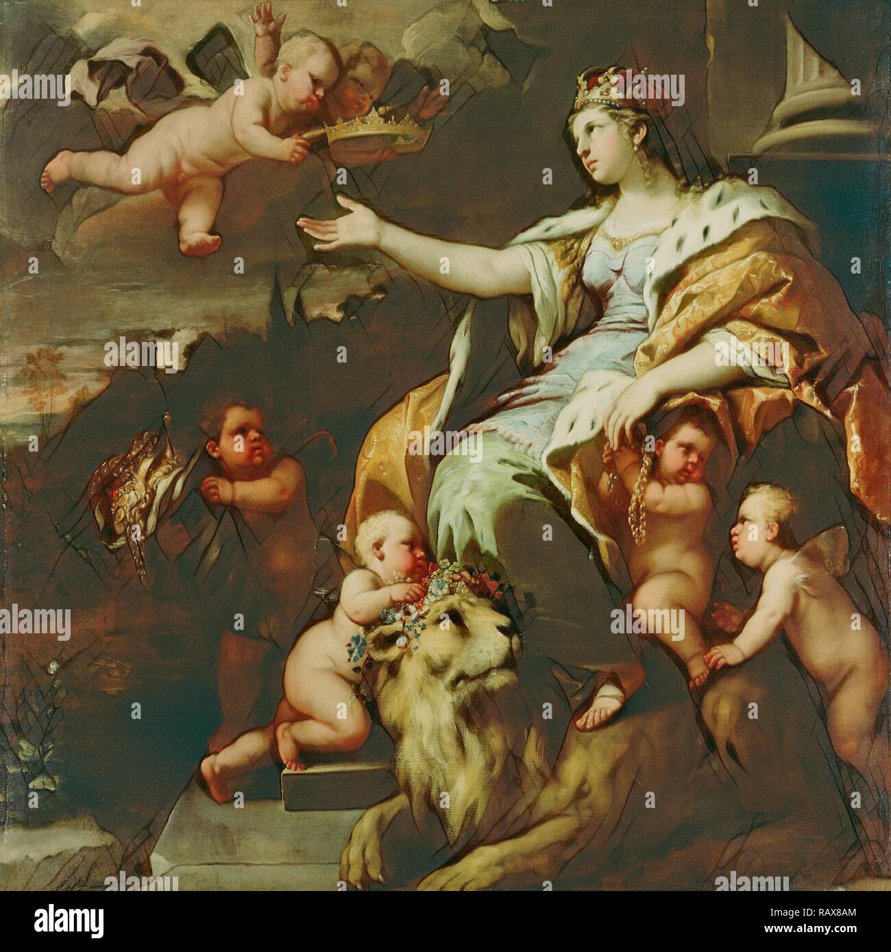 Allegory of Magnanimity, Luca Giordano, Italian (Neapolitan), 1634 ...