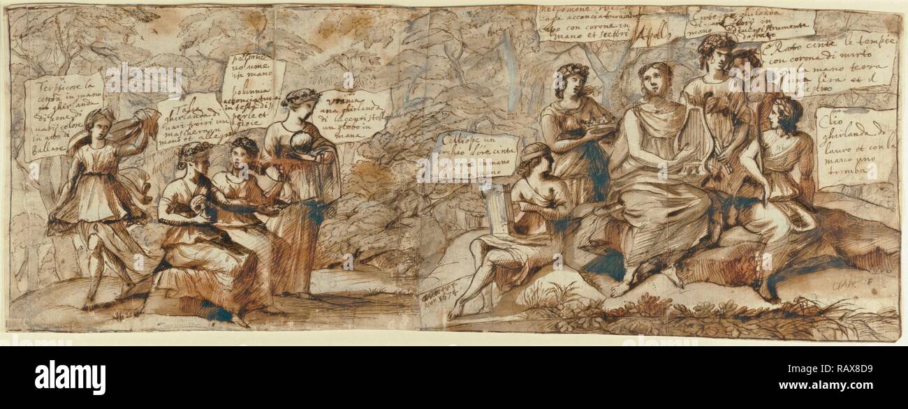 Apollo and the Muses, Claude Lorrain (Claude Gellée), French, 1604 or ...