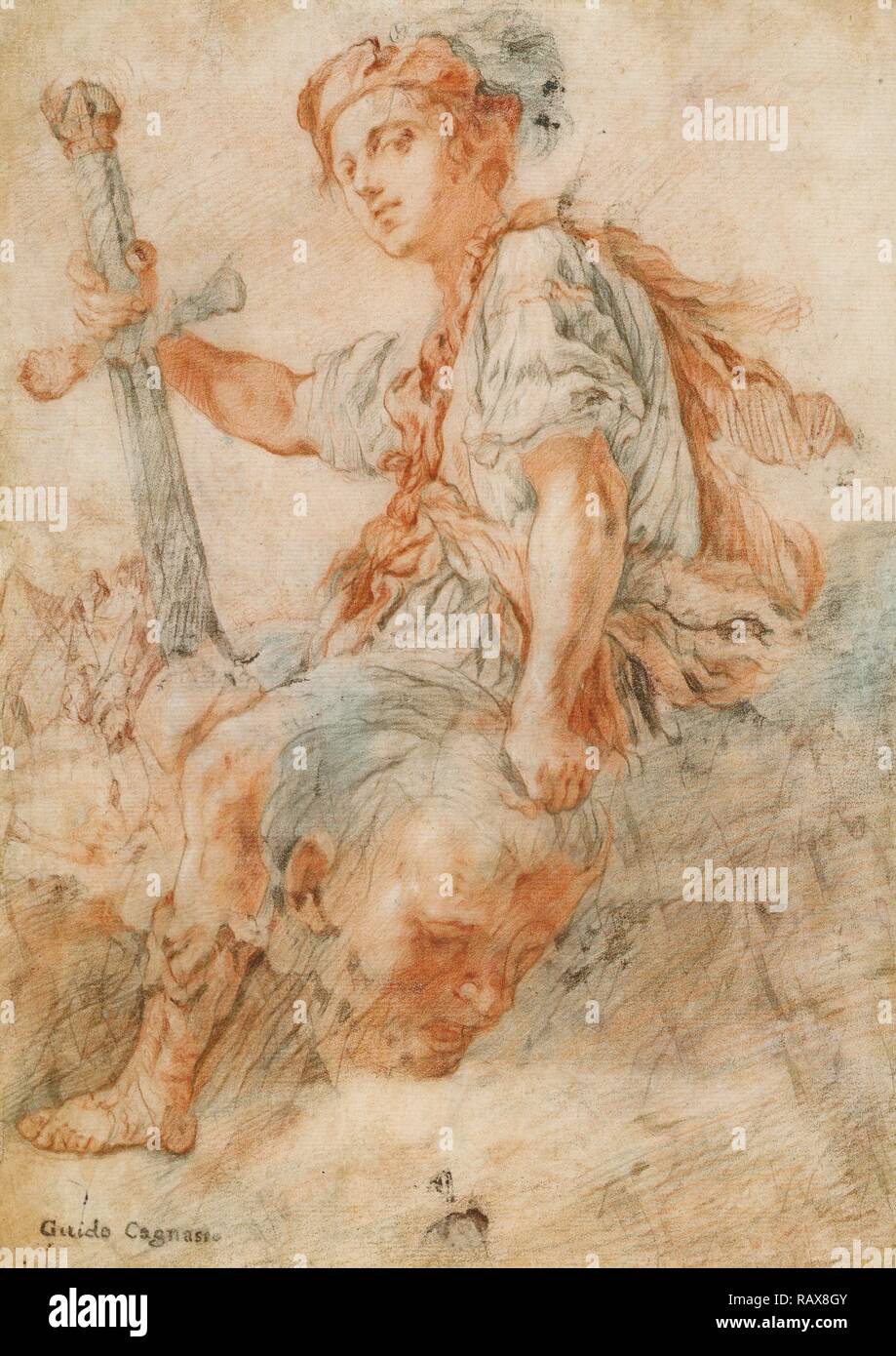 David with the Head of Goliath (recto), Two Studies, one of a Woman ...