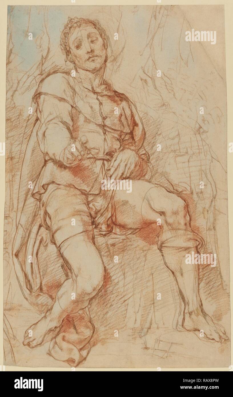 A Seated Man, Bernardino Poccetti (Barbatelli), Italian, 1548 - 1612 ...