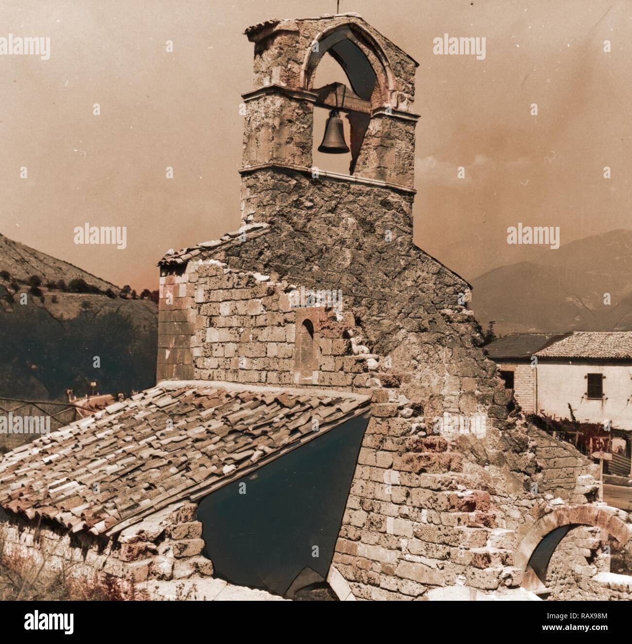 Abruzzo, L'Aquila, Bussi sul Tirino, S. Maria di Cartignano, Ima, Italy ...