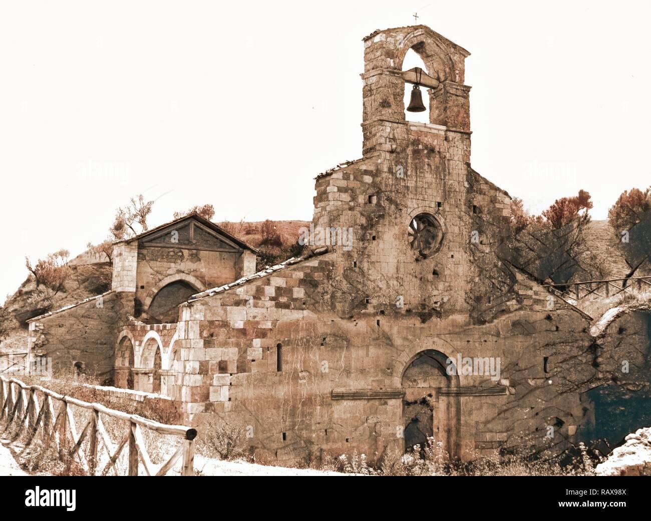 Abruzzo, L'Aquila, Bussi sul Tirino, S. Maria di Cartignano, Ima, Italy ...