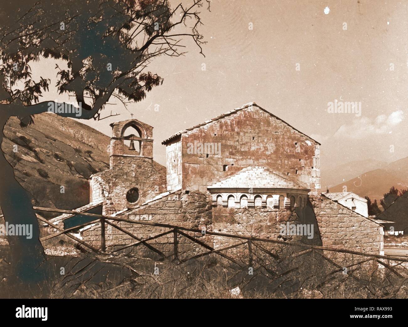 Abruzzo, L'Aquila, Bussi sul Tirino, S. Maria di Cartignano, Ima, Italy ...