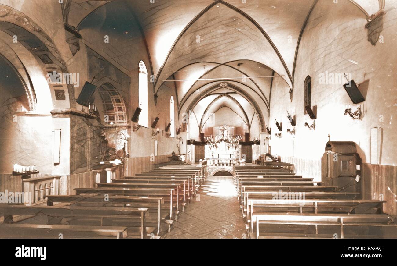 Abruzzo, L'Aquila, Celano, S. Maria Valleverde, Italy, 20th century ...