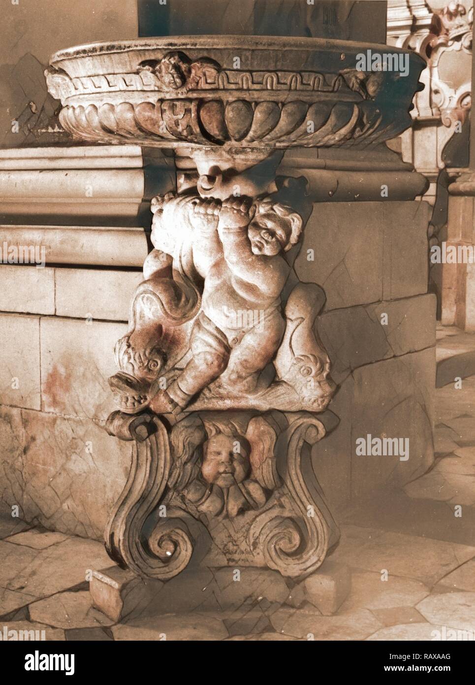 Abruzzo, L'Aquila, Corfinio, Basilica Valvense, Italy, 20th century ...