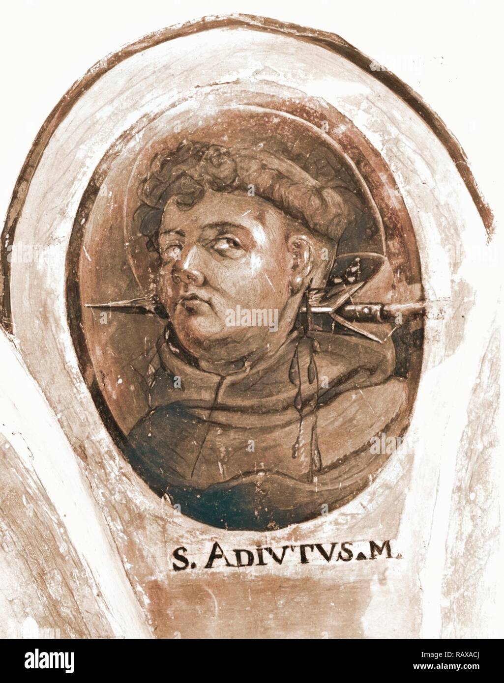 Abruzzo, L'Aquila, Fossa, Convent of S. Angelo d'Ocre, Italy, 20th ...