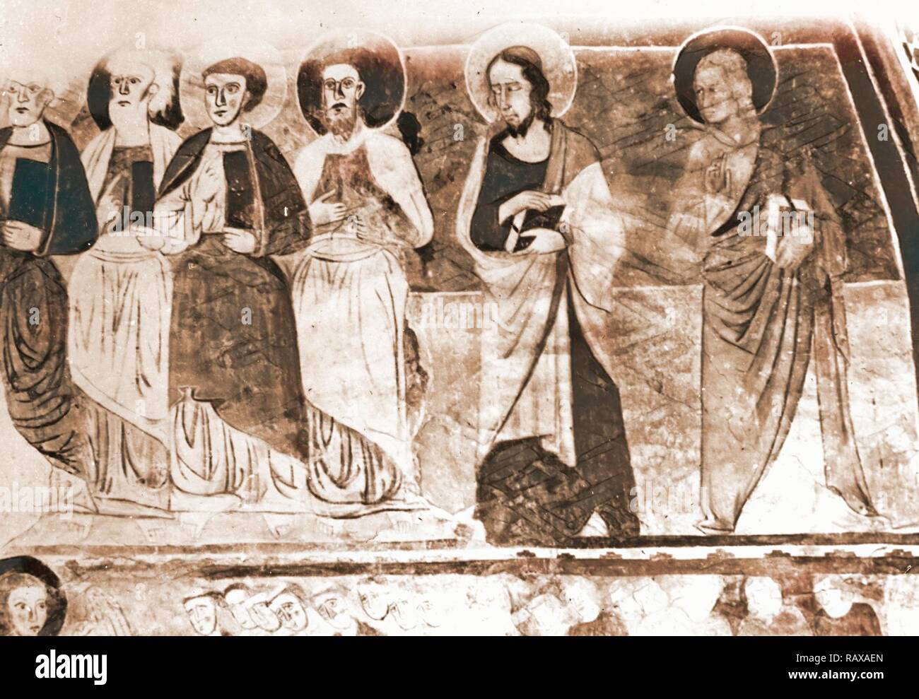 Abruzzo, L'Aquila, Fossa, S. Maria delle Grotte, Italy, 20th century ...