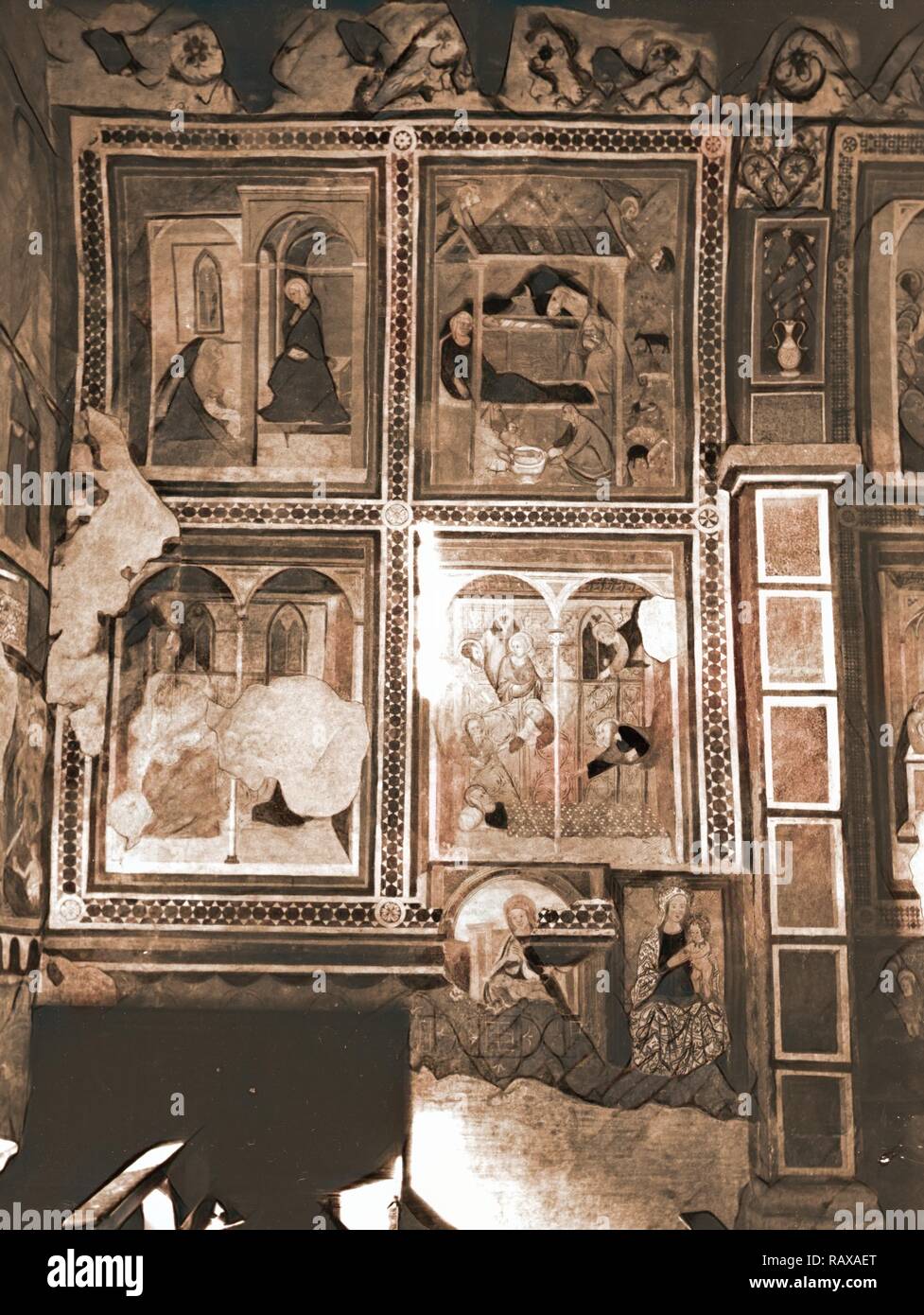 Abruzzo, L'Aquila, Fossa, S. Maria delle Grotte, Italy, 20th century ...