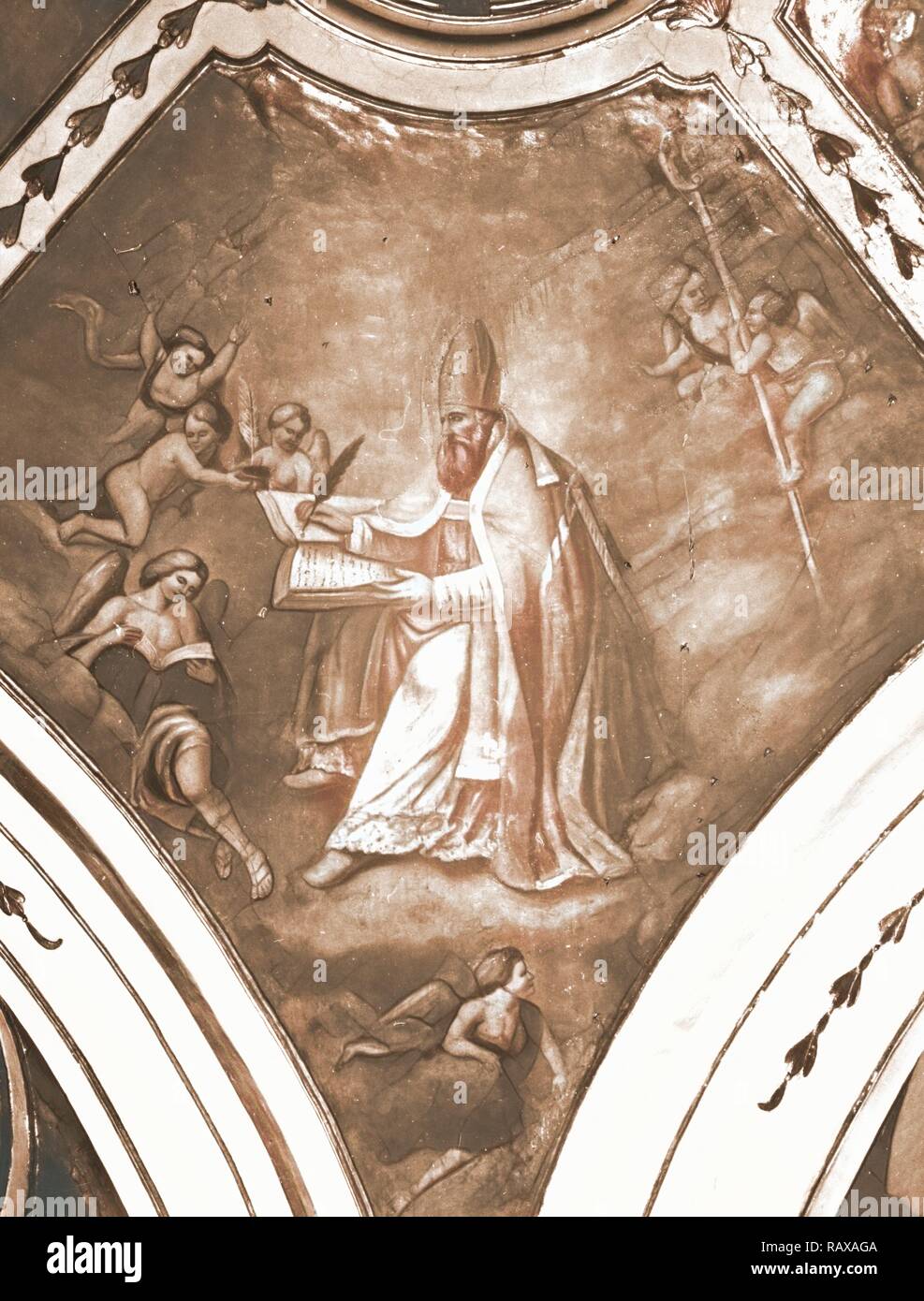 Abruzzo, Isola del Gran Sasso d'Italia, S. Massimo, Italy, 20th century ...