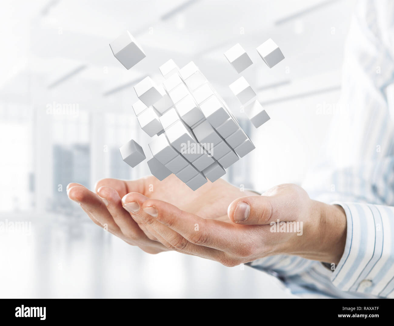 Concept of technology integration and innovation presented by cu Stock ...