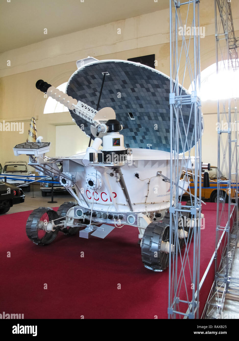 Museum of retro cars, St Petersburg, Russia - December 19, 2018 ...