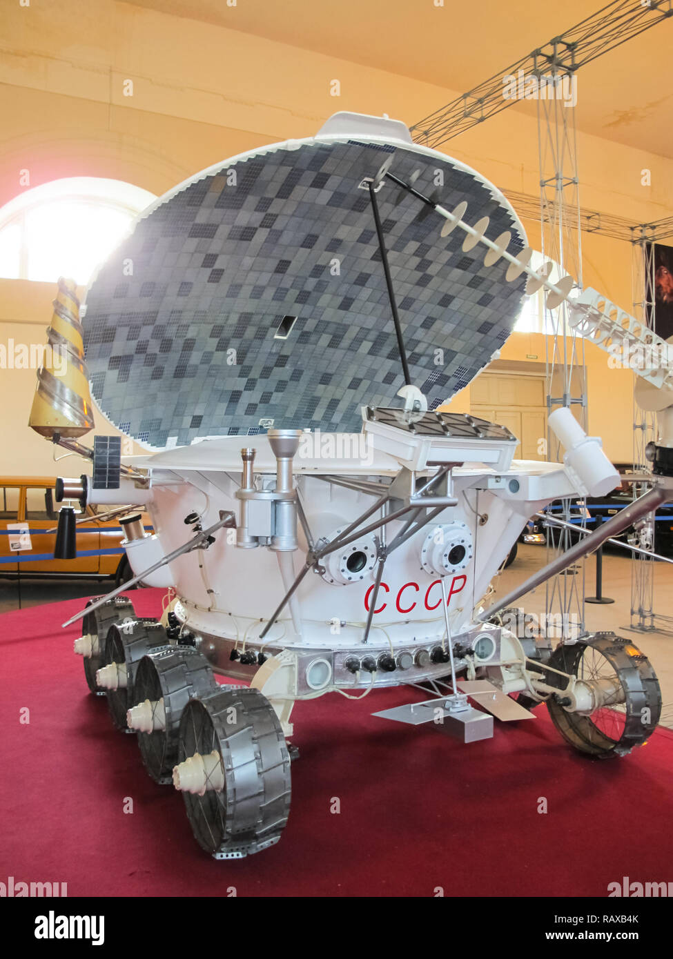 Museum of retro cars, St Petersburg, Russia - December 19, 2018 ...