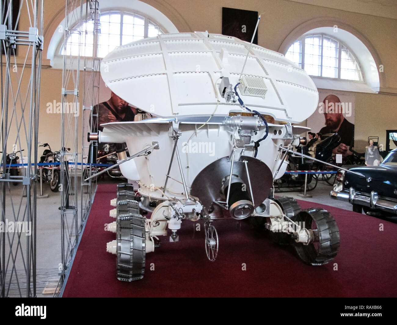 Museum of retro cars, St Petersburg, Russia - December 19, 2018 ...