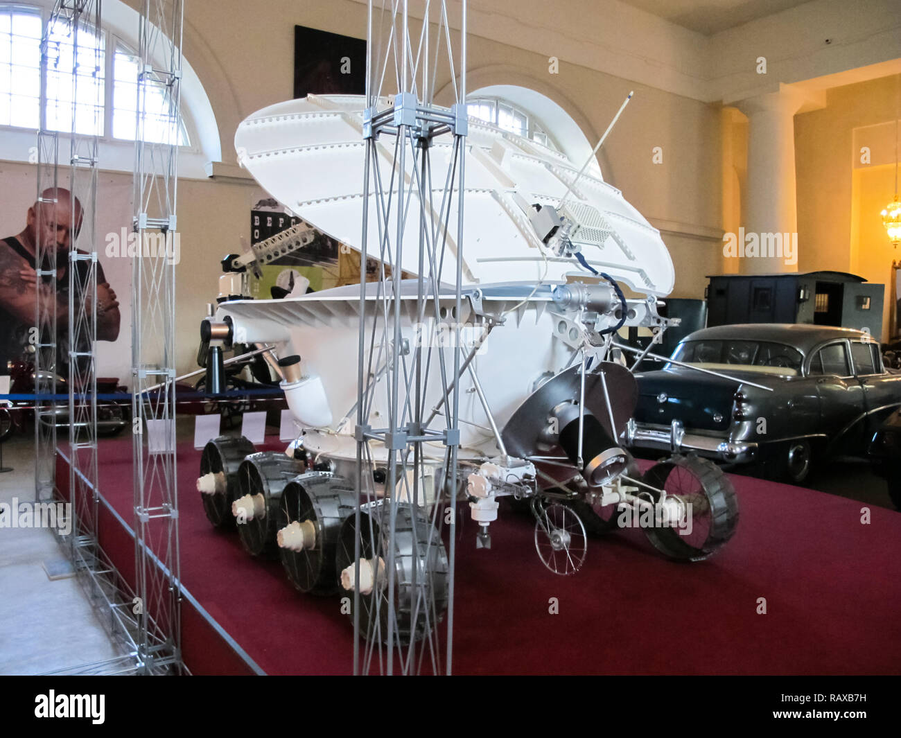 Museum of retro cars, St Petersburg, Russia - December 19, 2018 ...