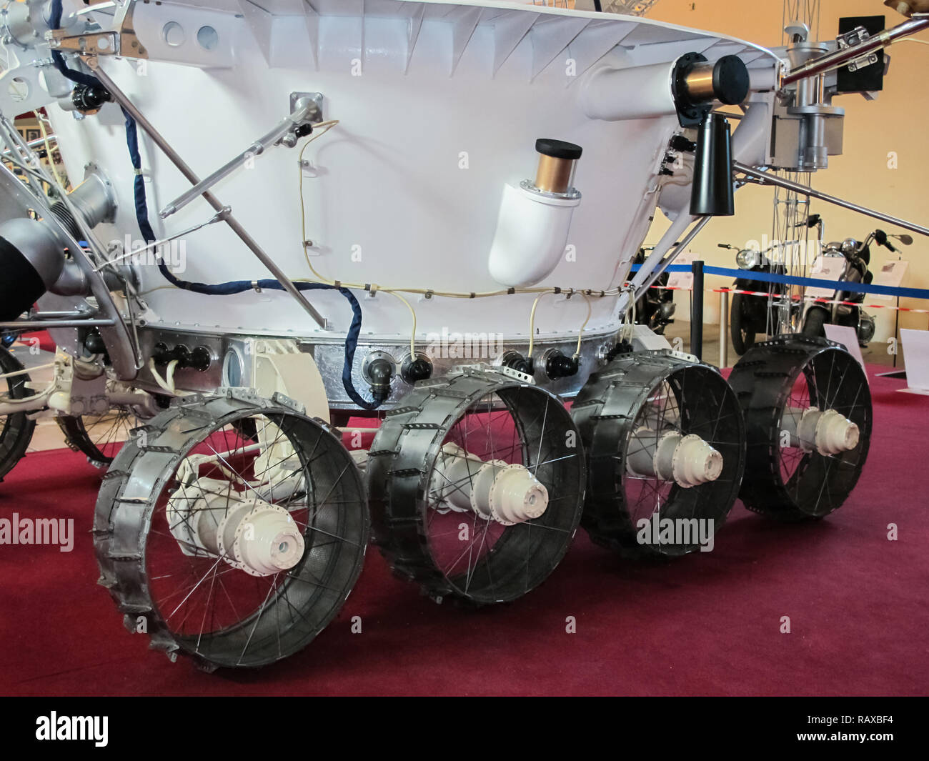 Museum of retro cars, St Petersburg, Russia - December 19, 2018 ...