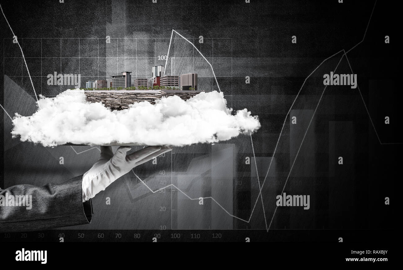 Concept of modern urban development Stock Photo - Alamy