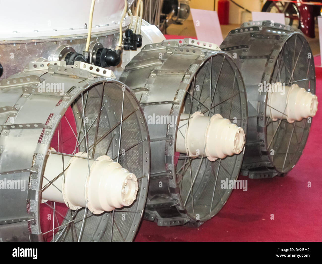 Museum of retro cars, St Petersburg, Russia - December 19, 2018 ...