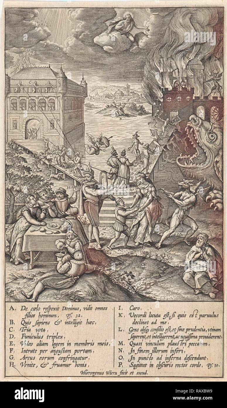 Wide is the gate and broad is the way that hi-res stock photography and ...