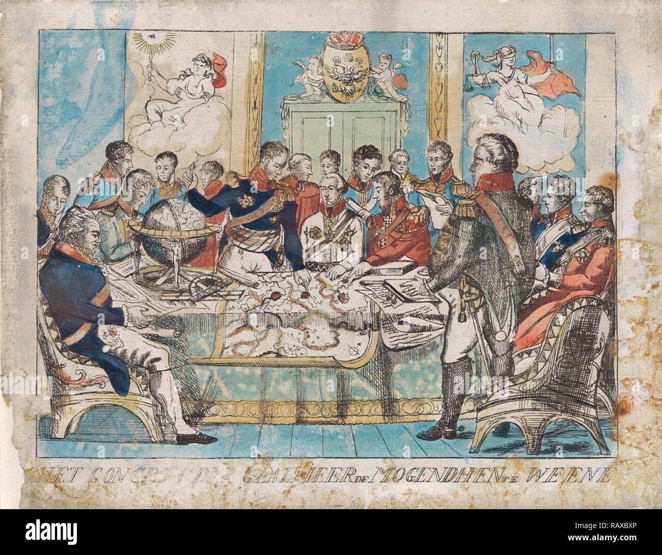 Congress vienna 1815 map hi-res stock photography and images - Alamy