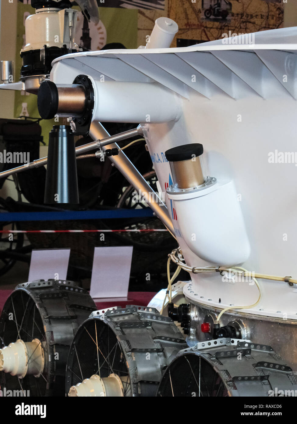 Museum of retro cars, St Petersburg, Russia - December 19, 2018 ...