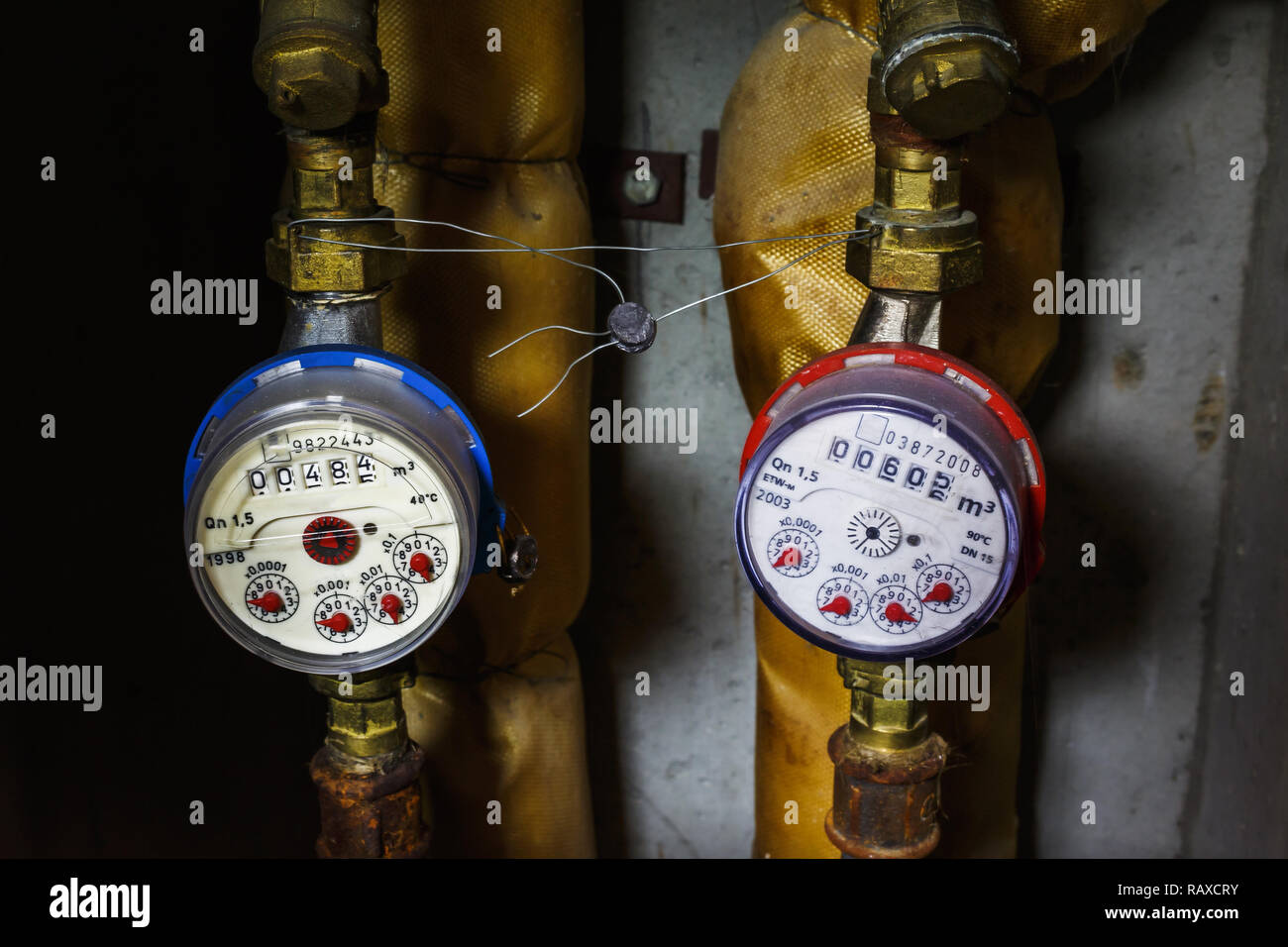Residential water meter hi-res stock photography and images - Alamy
