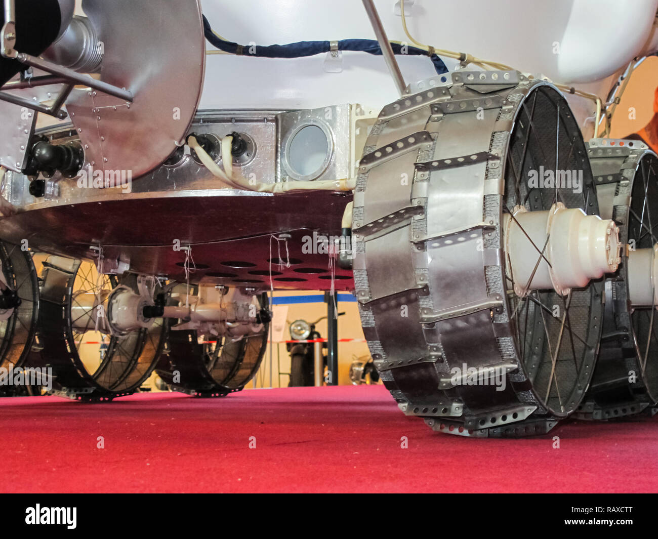 Museum of retro cars, St Petersburg, Russia - December 19, 2018 ...